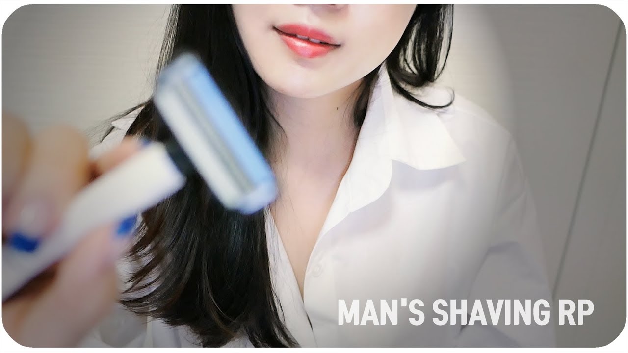 ASMR ️ (ENG ,日本語 SUB)Relaxing Men's Shave Just For You! シェービング ASMR ...