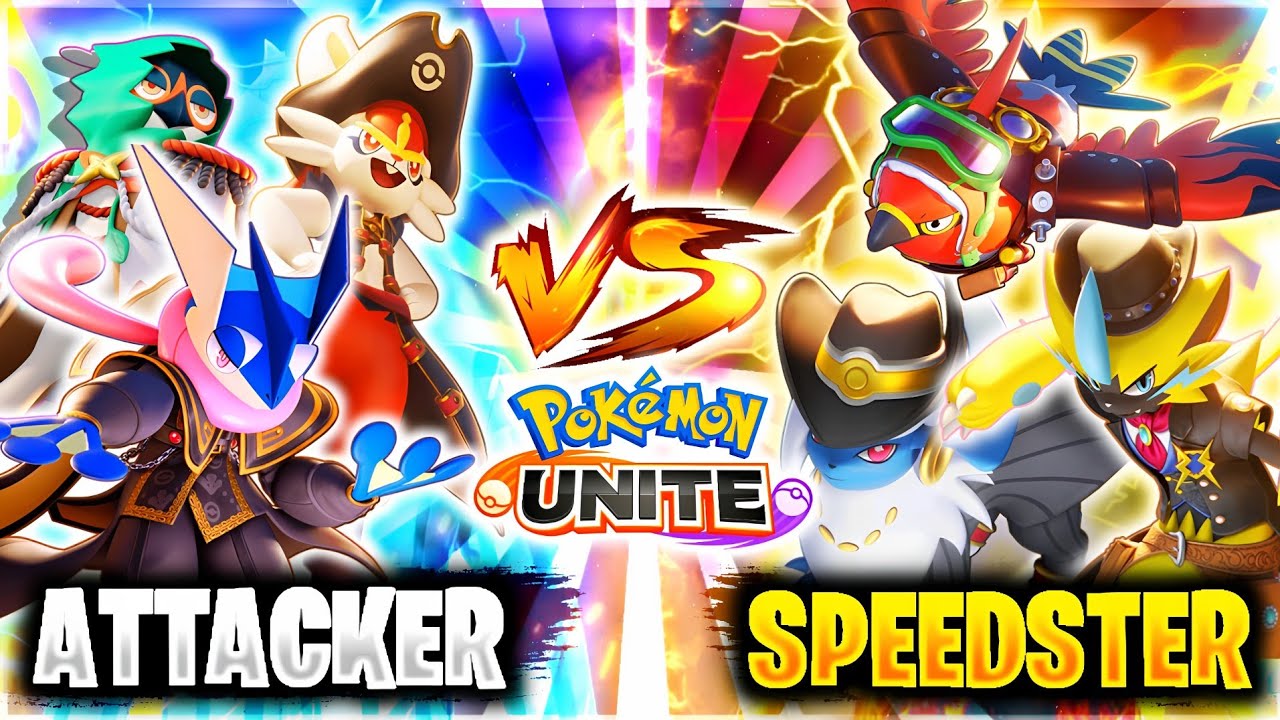 Attacker Vs Speedster in Pokemon Unite|Pokemon Unite Hindi Gameplay ...