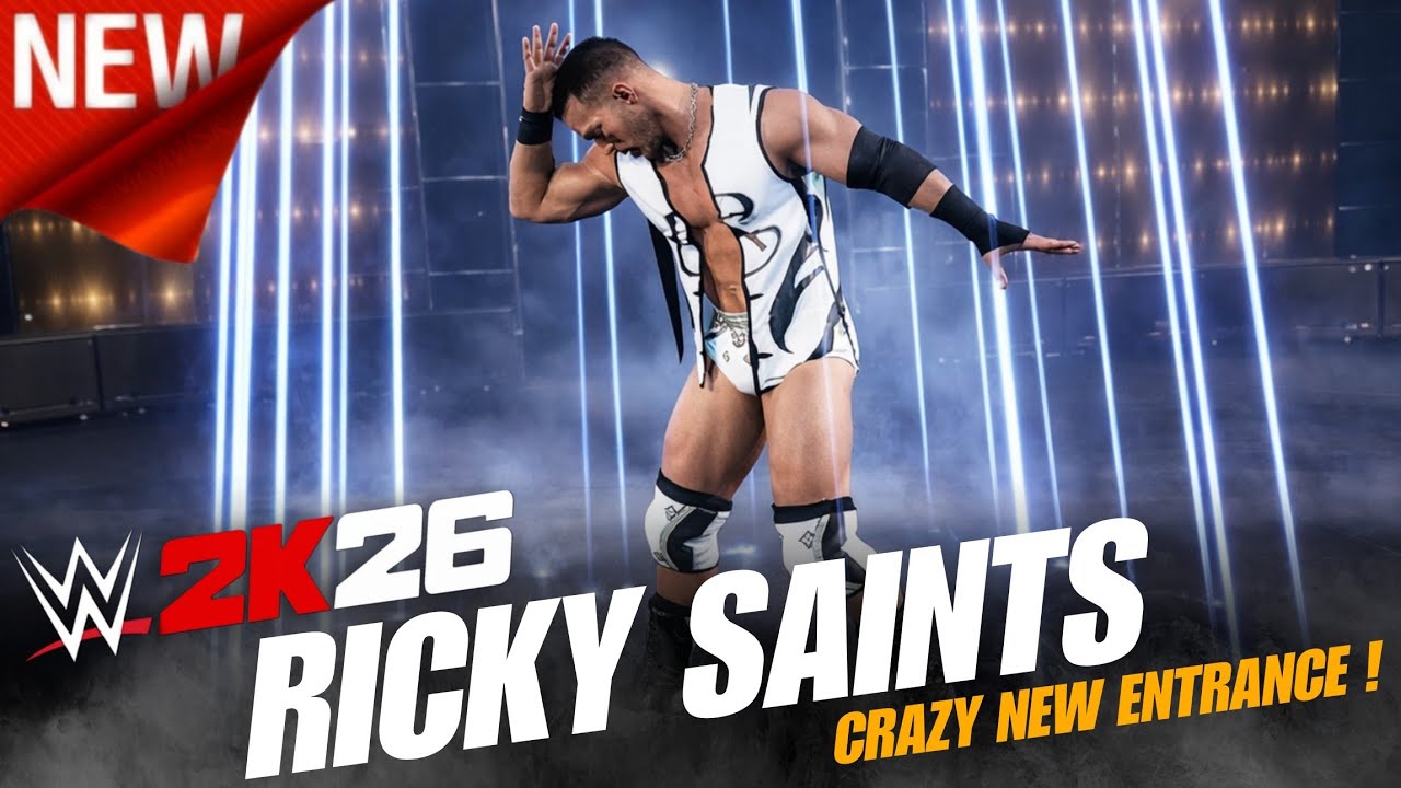 WWE 2K26 Ricky Saints Full Entrance w/ Theme And Graphics Pack Concept ...