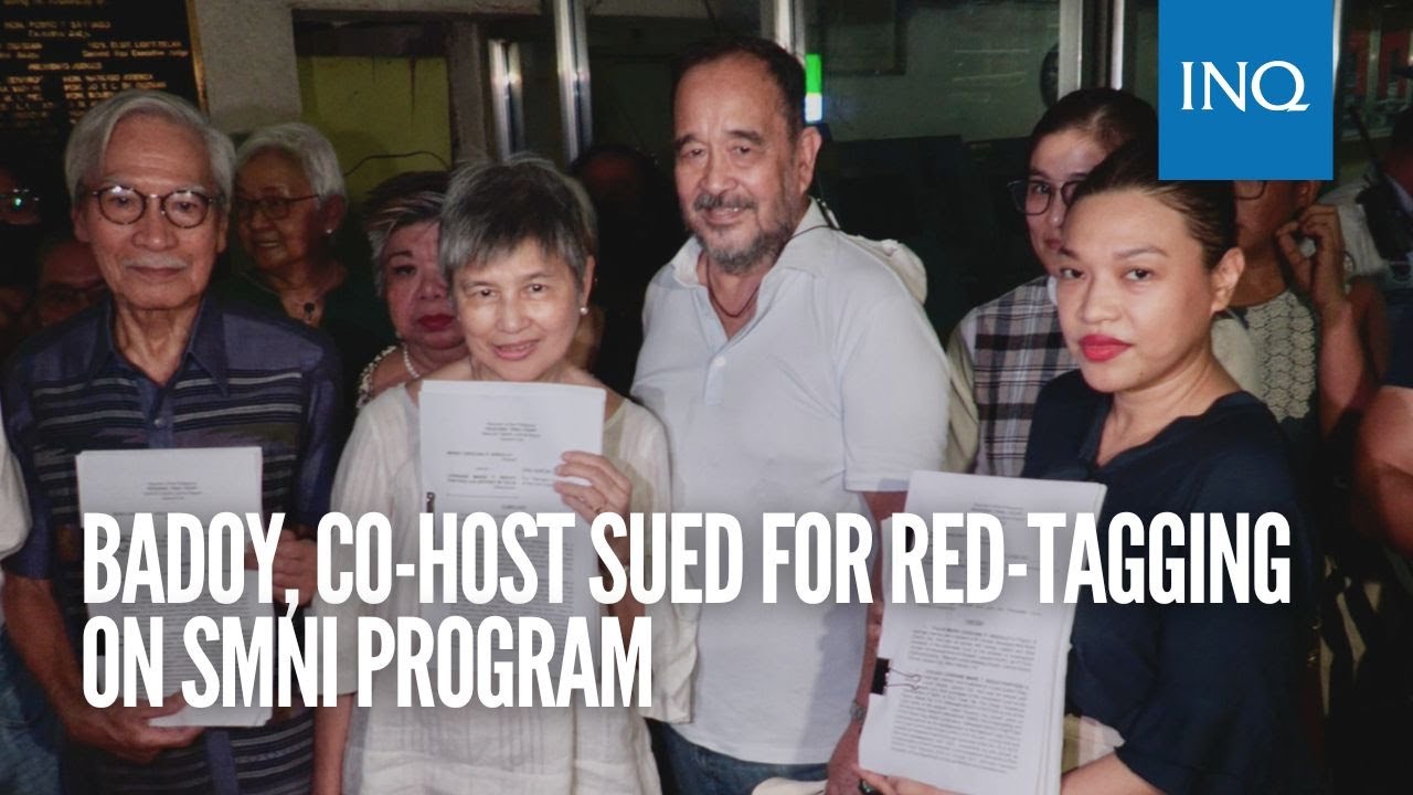 Badoy, co-host sued for red-tagging on SMNI program - YouTube
