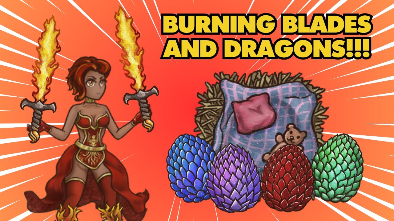 INSANE BURNING BLADES AND DRAGON PYROMANCER BUILD | Backpack Battles ...
