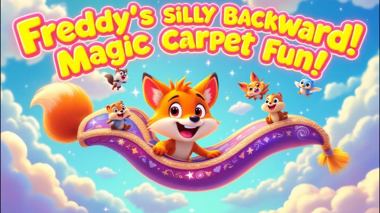 Freddy's Silly Backward Magic Carpet Adventure! 🦊 - YouTube