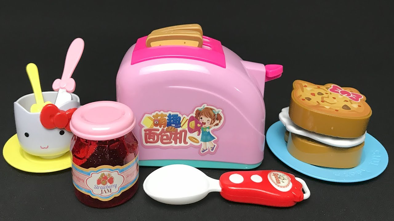 Pink Rabbit Mini Cute Toaster Set Satisfying with Unboxing Compilation ...