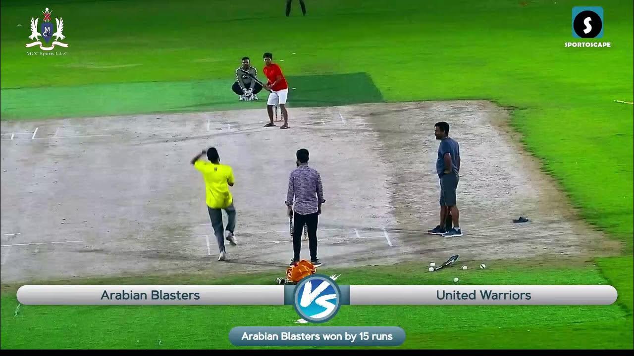 Arabian Blasters vs United Warriors | MCC Ramadan Weekdays Bash II | MCC Cricket League - YouTube