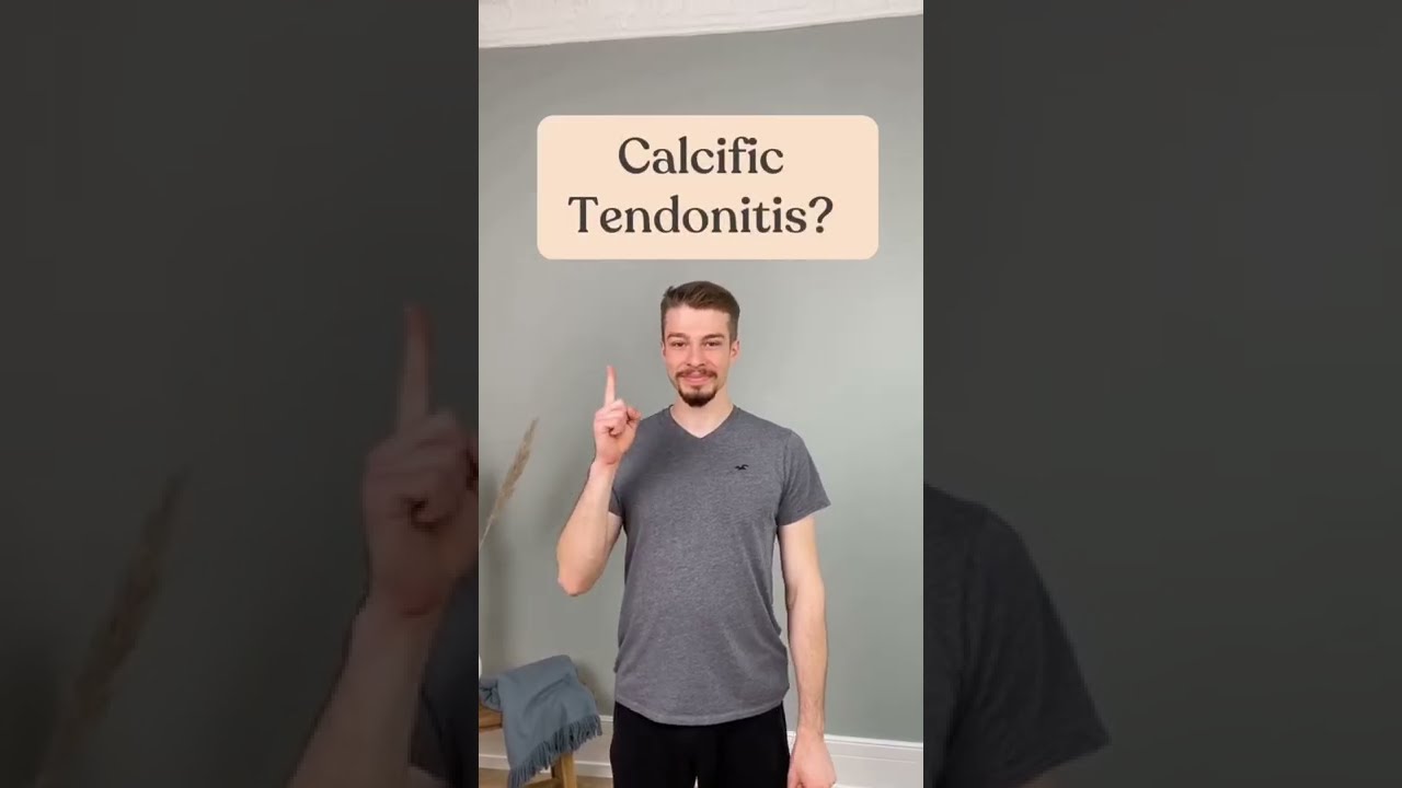 Calcific Tendonitis Shoulder: Relief with 2 Exercises - YouTube