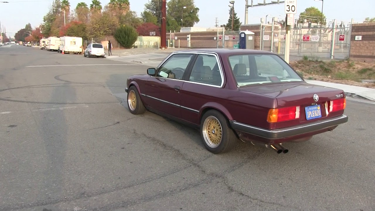 E30 328i M20 2.8 stroker - from stop - YouTube