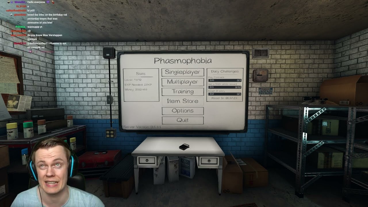 Insym Does the NO KEY CHALLENGE in Phasmophobia AND MORE - Livestream ...