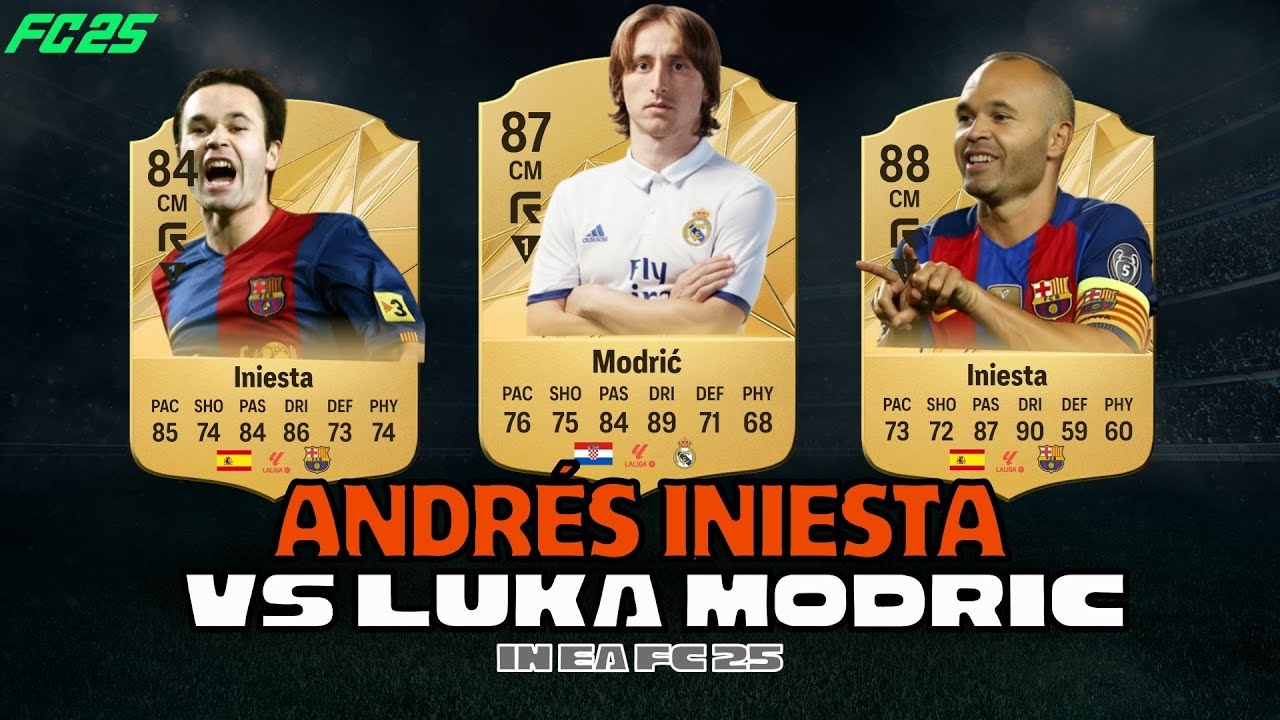 WHO IS BETTER? / EVOLUTION OF LUKA MODRIC VS ANDRÉS INIESTA ON FIFA!!😱😱 ...