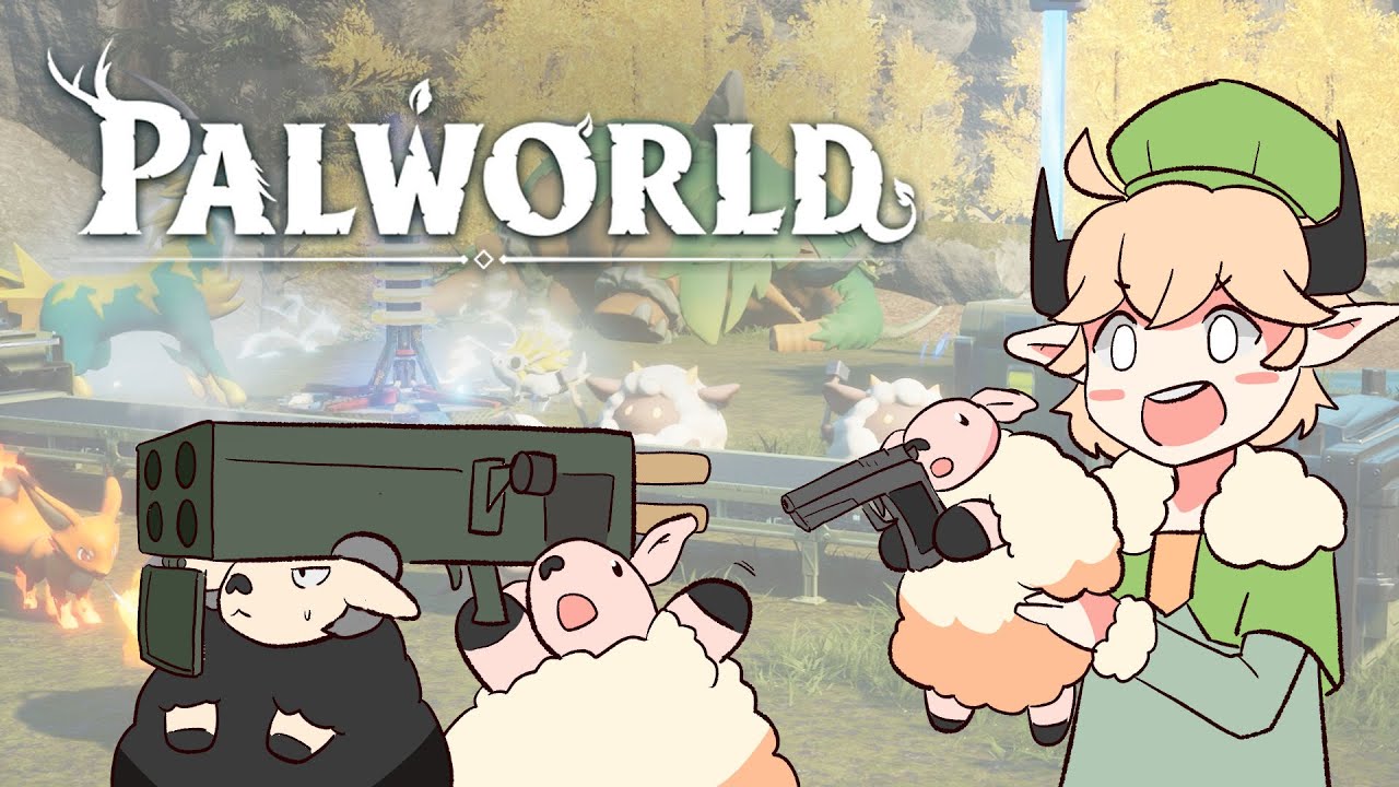 【Palworld】We're going to make the biggest sheep army. - YouTube