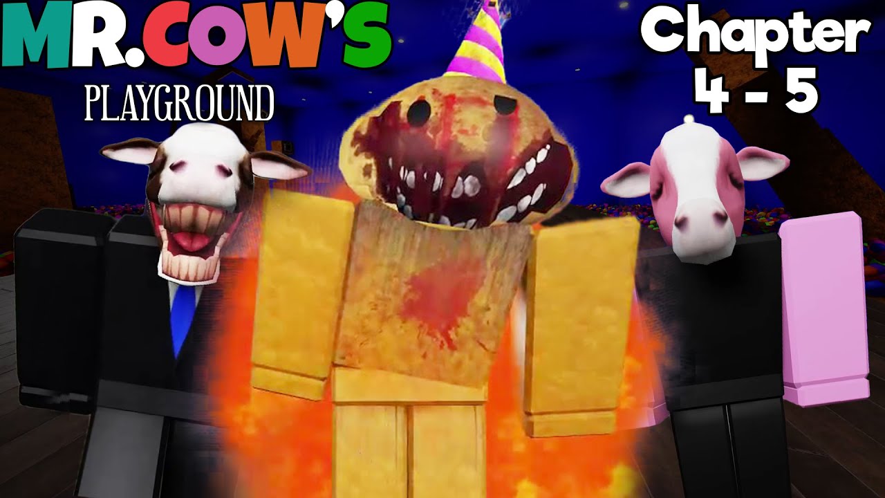 Mr. Cow's Playground [ Chapter 4-5] -New Roblox Mascot Horror Game ...