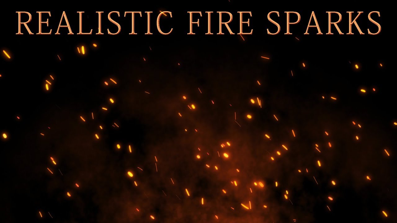 Relaxing Sparks Animation Loop + 4k download link - YouTube