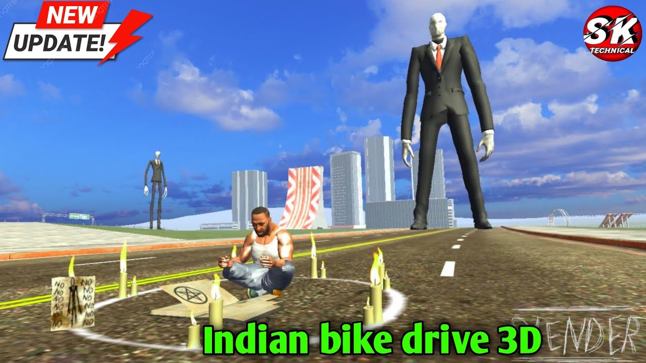 Franklin Fight Slender Man in Indian Bike Driving 3D #2 - YouTube