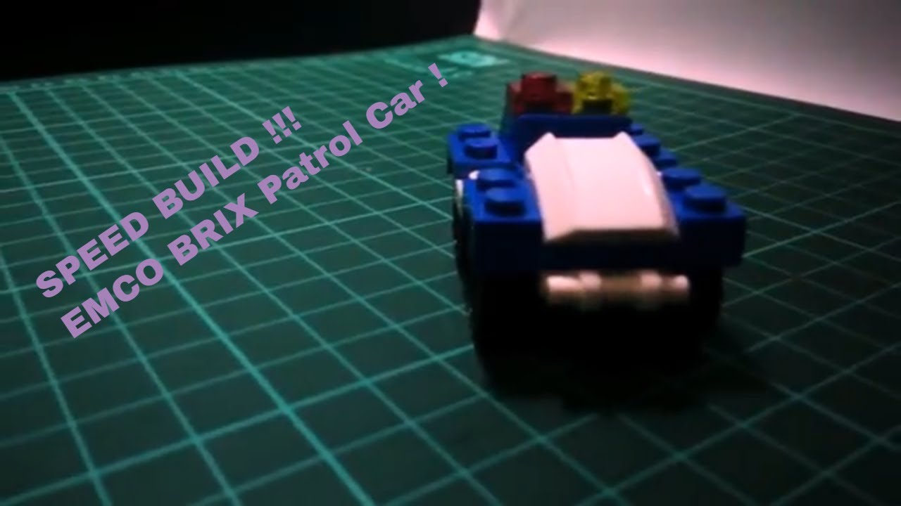 [SPEED BUILD] EMCO BRIX PATROL CAR - YouTube