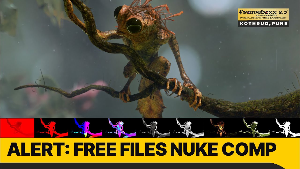 CGI Compositing | Frameboxx Kothrud Animation & VFX | Free files - YouTube