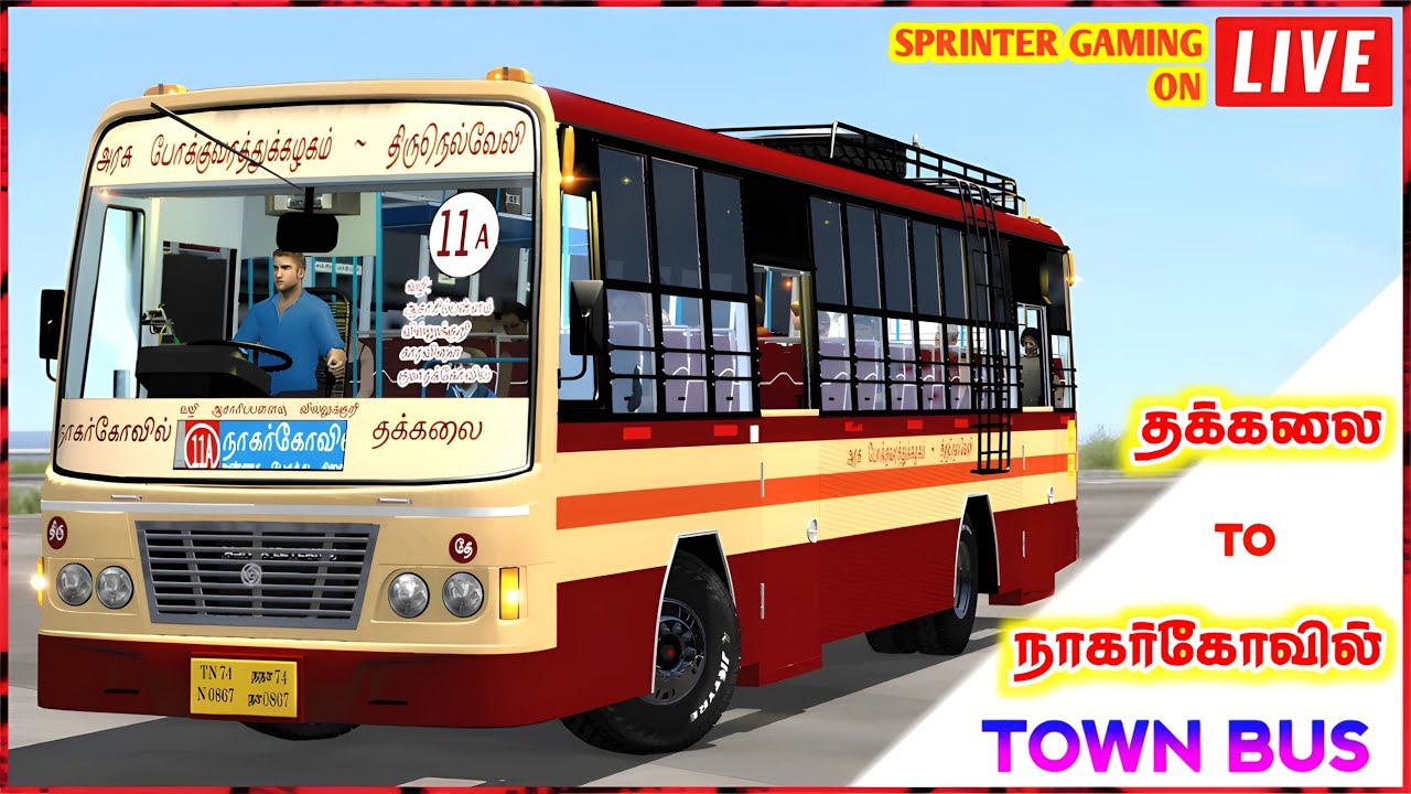 MTC RIDER😍TOWN BUS - GOVT BUS😍🔥 | In Euro Truck Simulator 2 | Sprinter ...