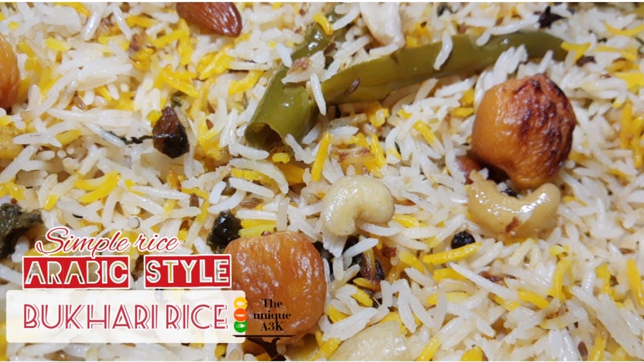Bukhari rice | Arabic rice - bukhari dry fruits #arabicrice #bukhari # ...