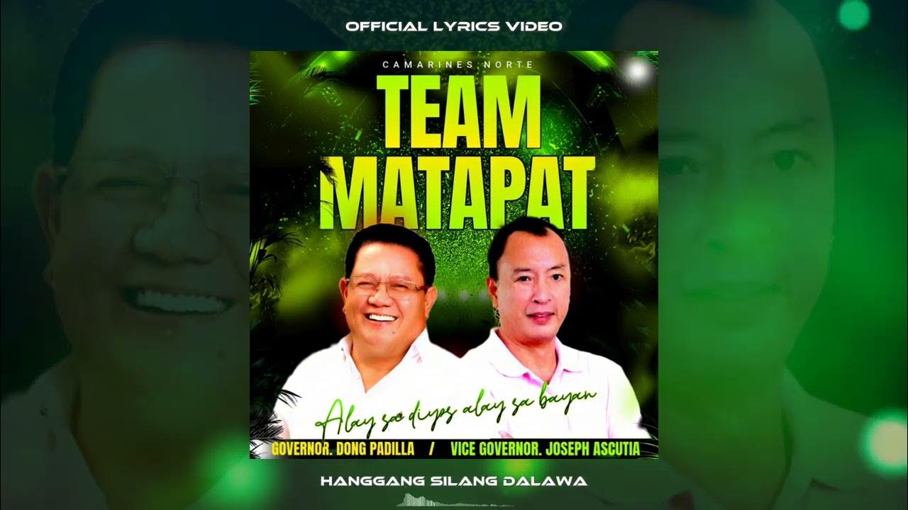 Alay sa diyos alay sa bayan - Mikeone [Team Matapat Jingle] Official lyrics video - YouTube
