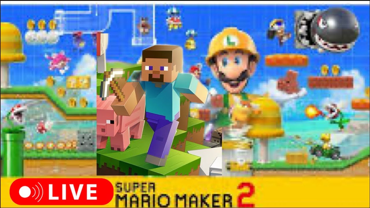 🔴MINECRAFT SERVER then Playing YOUR LEVELS Mario Maker 2 🔴 - YouTube