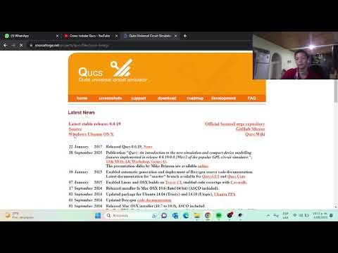 como descargar qucs - YouTube