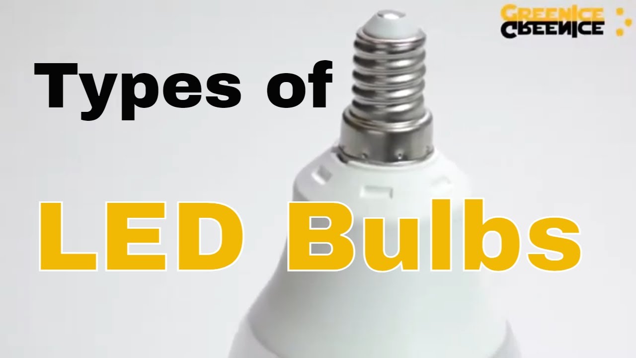 Types of LED Bulbs Bases - YouTube