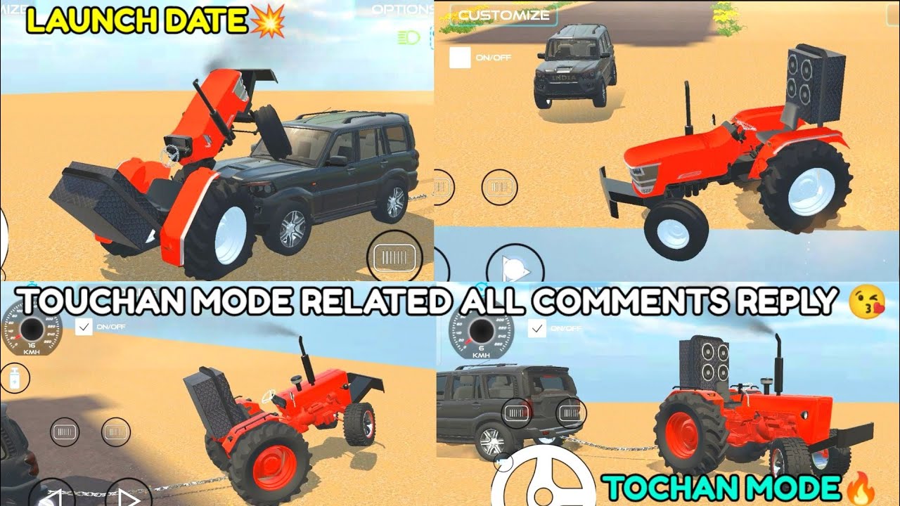 New Indian Arjun Nova vs Mahindra tractor game touchan mode update 💥 ...