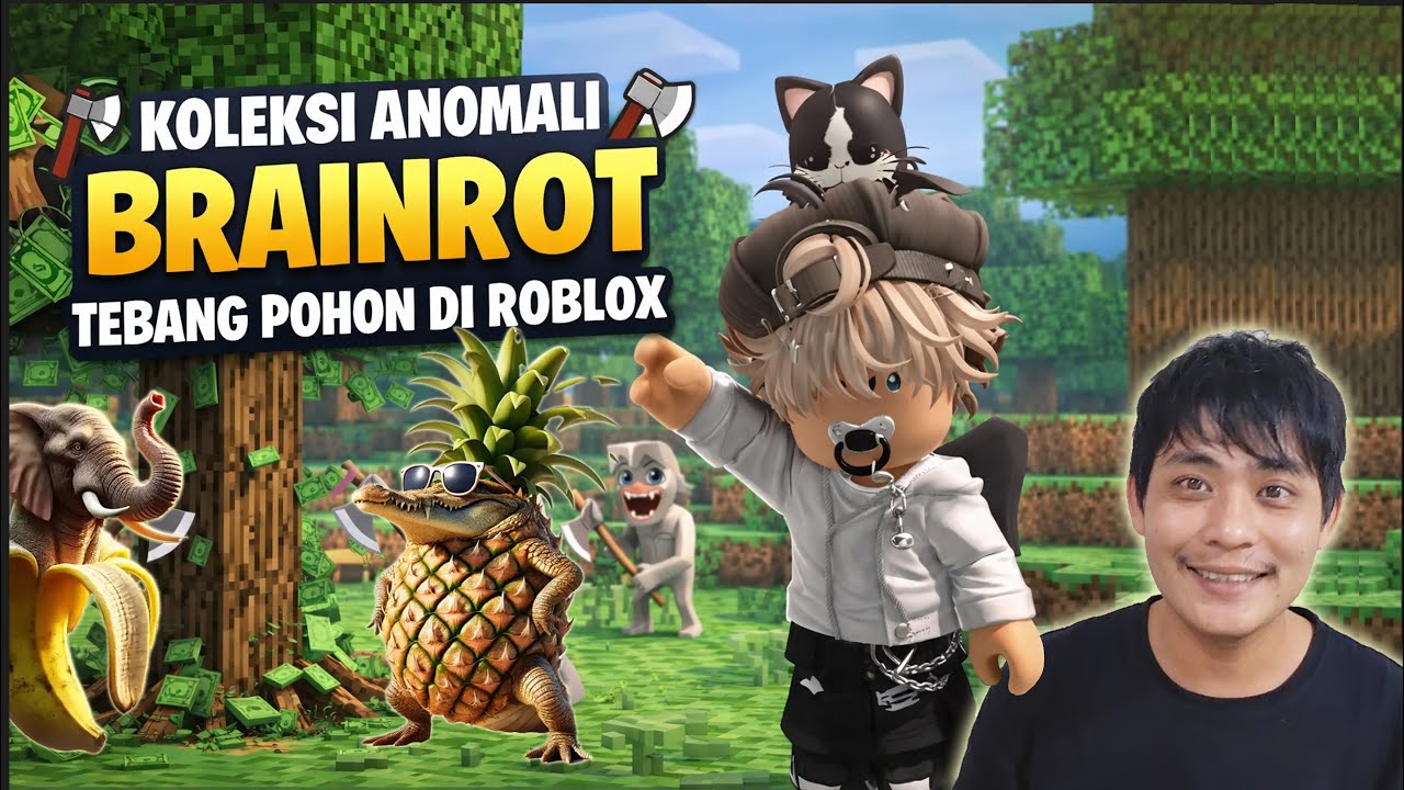 BRAINROT ANOMALI NEBANG POHON? | ROBLOX - YouTube