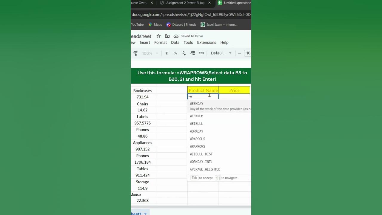 Revolutionize Your Excel Game Stop Moving Data Manually – Try WRAPROWS Now! #shorts #excelshorts ...