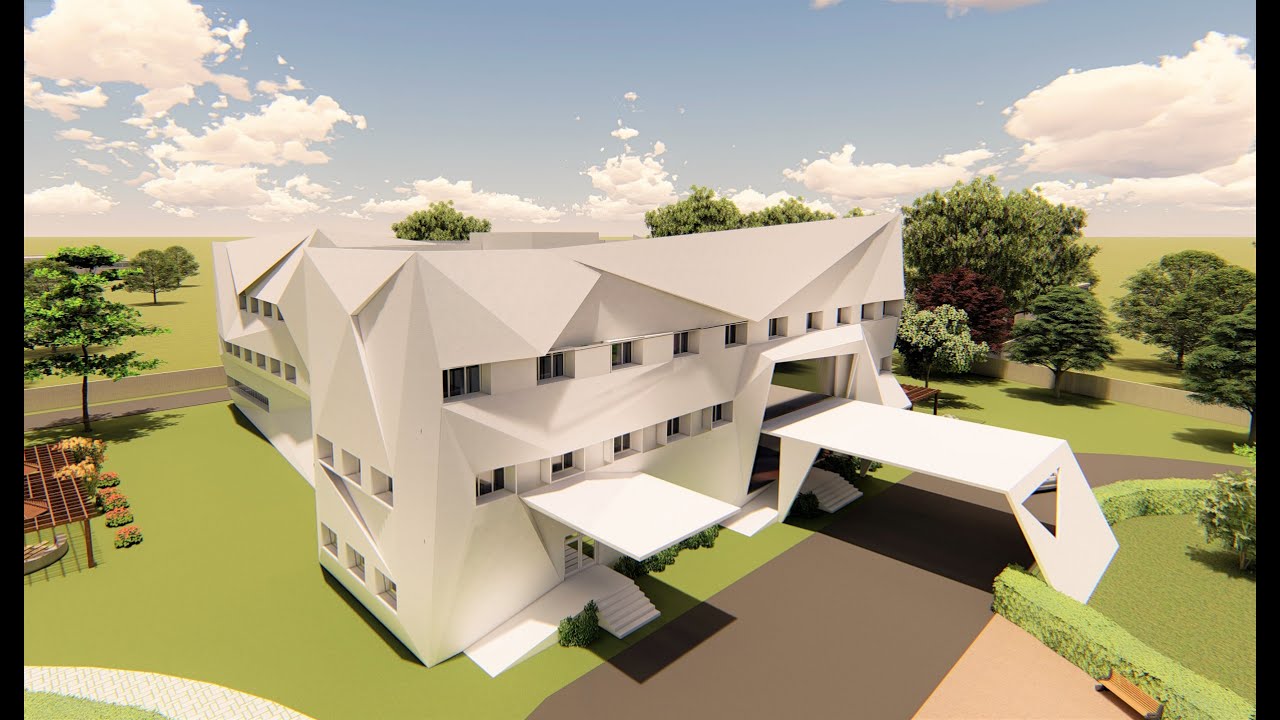 ORIGAMI HOSPITAL ,Biophilic Design - YouTube