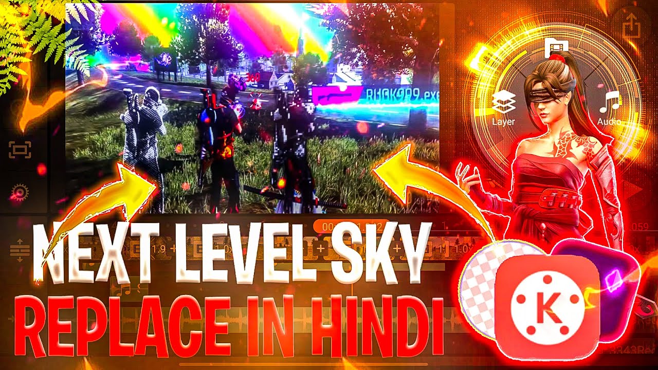 How to replace sky in free fire video || sky replacement in free fire ...