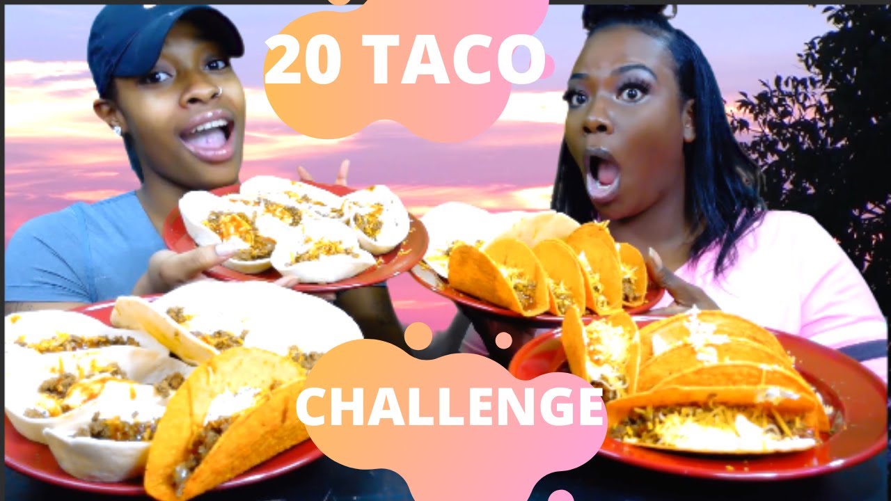 20 TACO CHALLENGE/HILARIOUS/COMPETITION/WHO WILL WIN T OR C? - YouTube