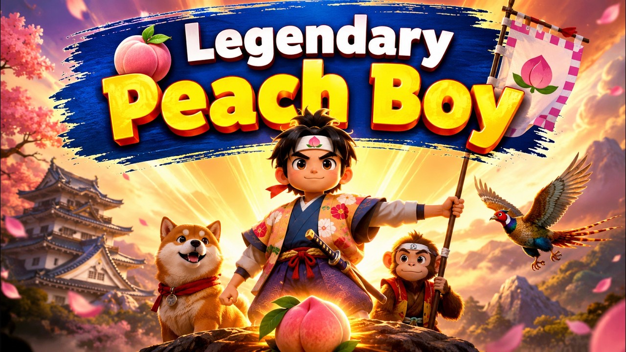 Momotaro: The Legendary Peach Boy | Japanese Folktale Adventure - YouTube
