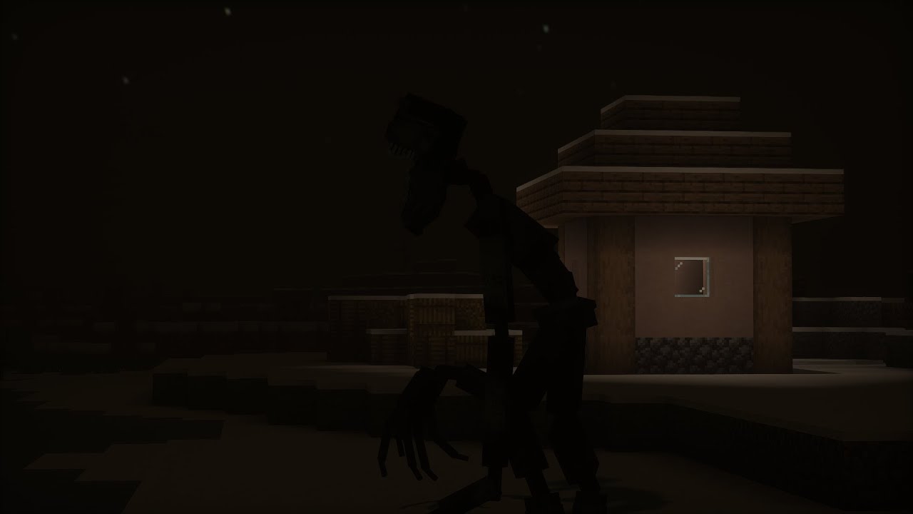 The horrifying atmosphere of one night in Minecraft horror - YouTube