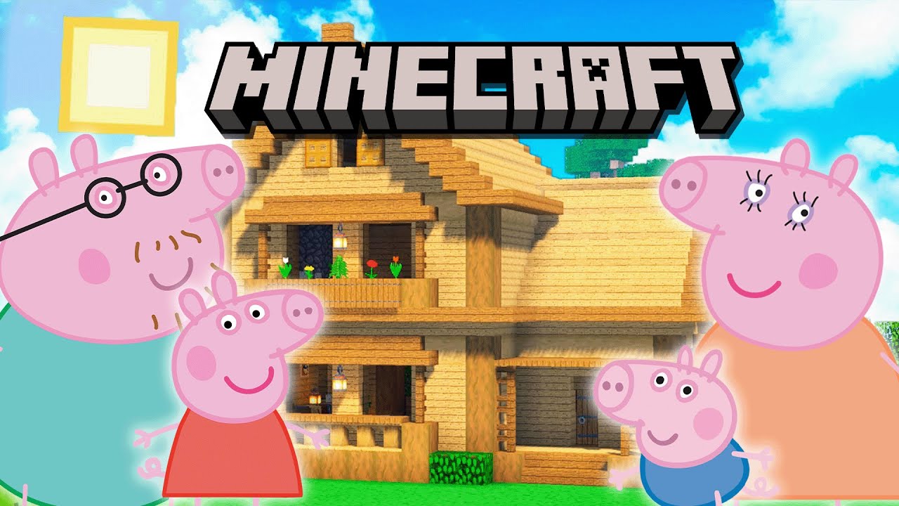 Peppa Pig Family Play Minecraft 277 - YouTube