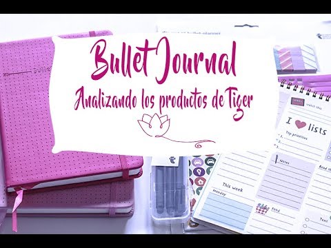 Tu Bullet Journal con productos de Tiger - YouTube