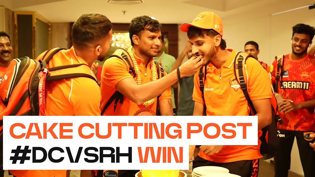 Celebrations post our win in DC v SRH | SunRisers Hyderabad - YouTube