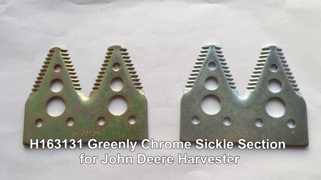 H163131 Harvester Chrome Sickle Section for John Deere - Greenly ...