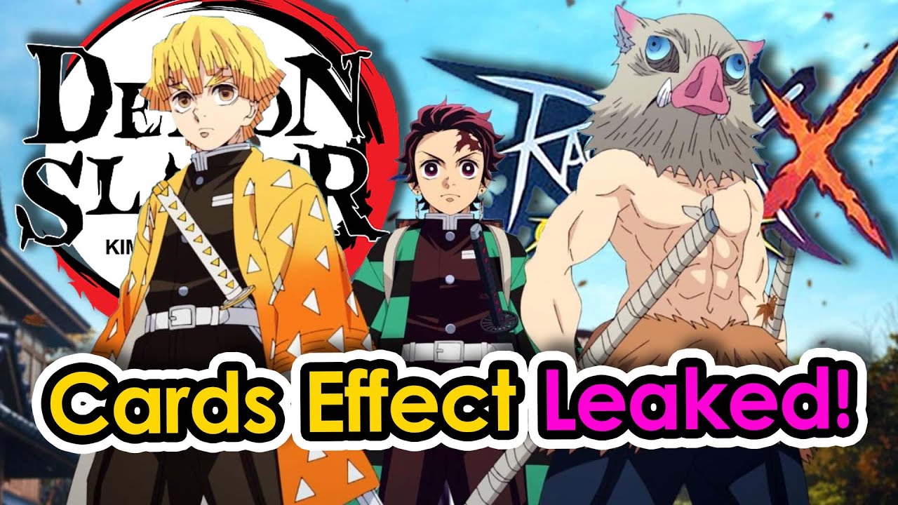 [ROX] LEAKED cards for the alleged next anime collab The Demon Slayer ...