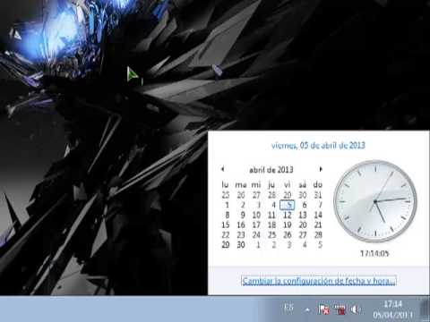 tutorial de como colocar la hora en windows 7 y 8 en am pm - YouTube