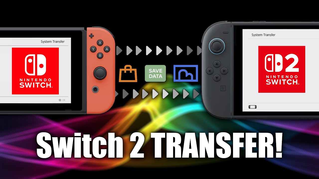 HOW TO Transfer Data from Original Switch to NINTENDO SWITCH 2 - YouTube