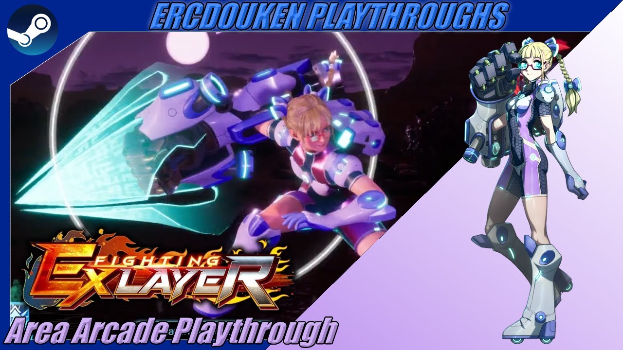 Fighting EX Layer (PC/Steam) - Area Arcade Playthrough - YouTube