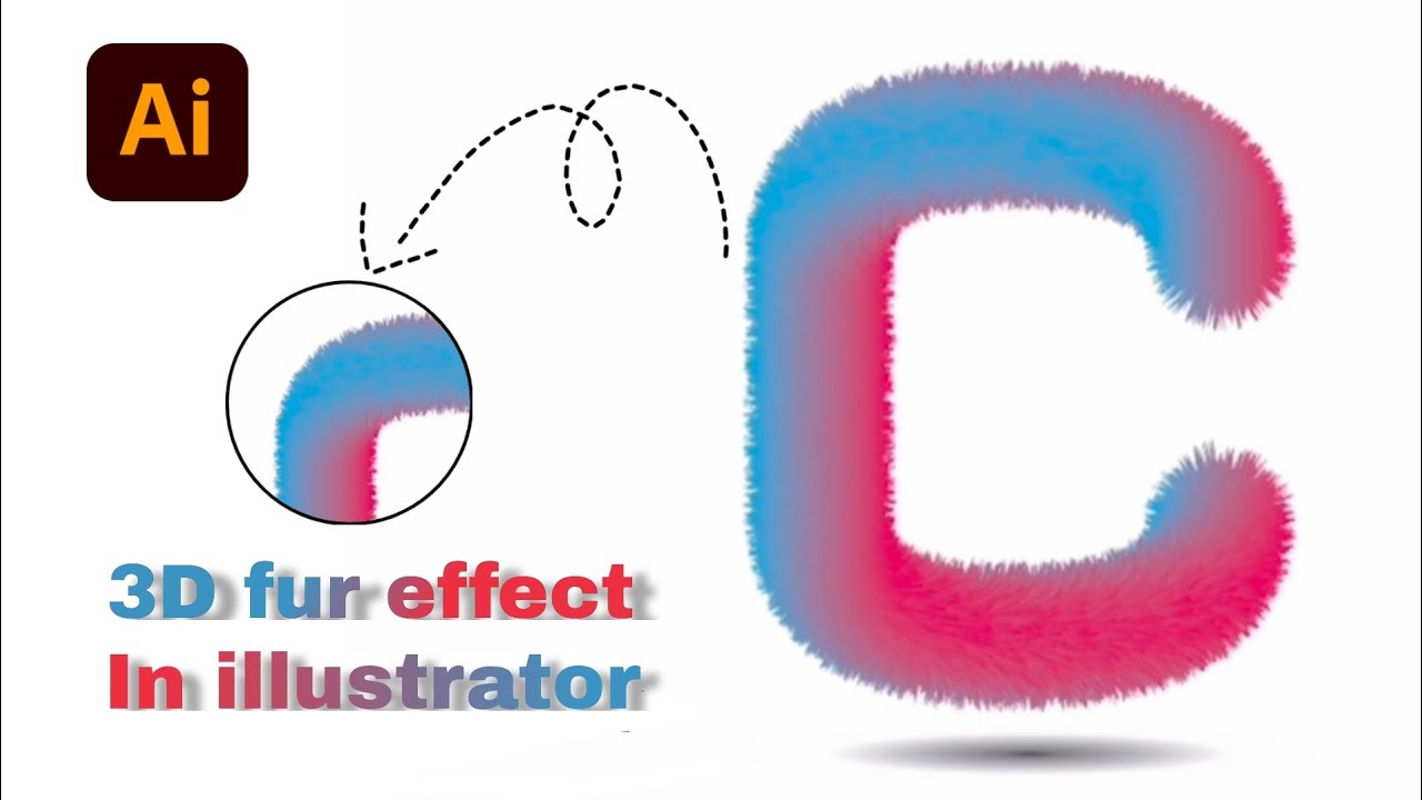 3D Fur Effect In Illustrator YouTube 3d-fur-effect-in-illustrator-youtube