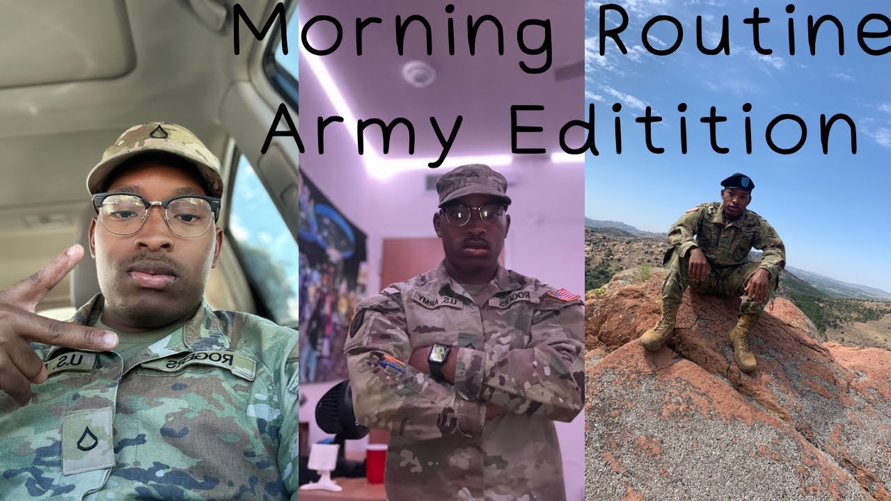 My Morning Routine: Army Edition - YouTube