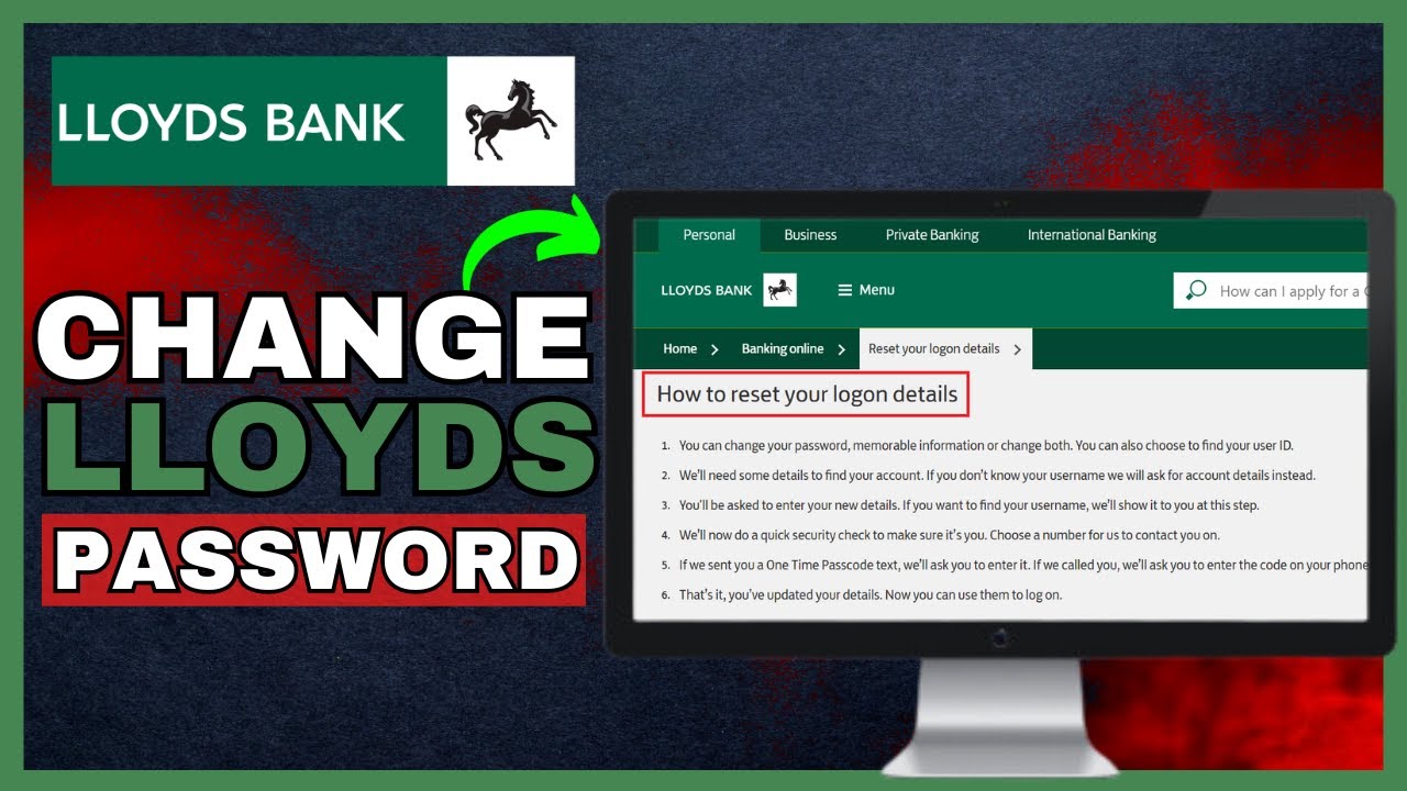 How To Change Your Lloyds Bank Password (2025) - YouTube