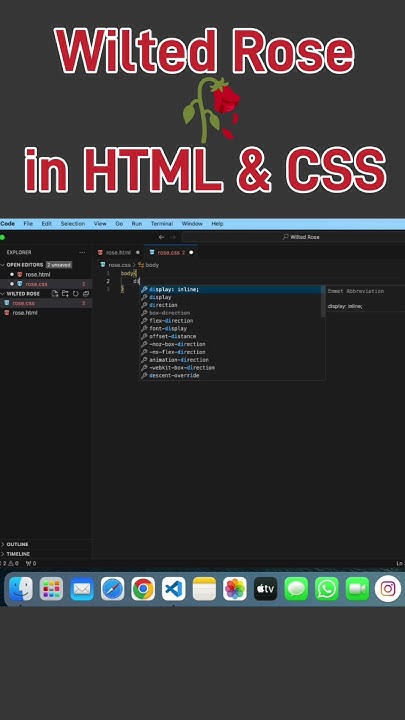 Create Wilted Rose Using Html And Css Html Css Htmlandcss Shorts Youtube