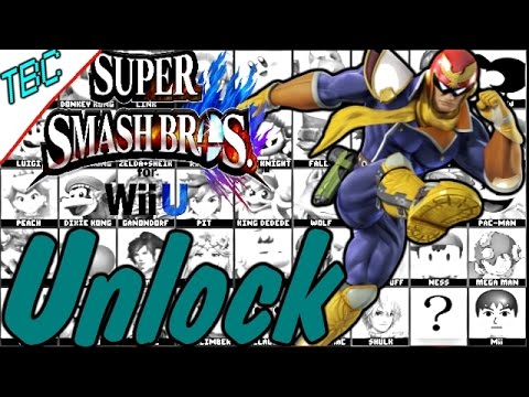 Super Smash Bros Wii U/3DS: Unlockable Characters - YouTube