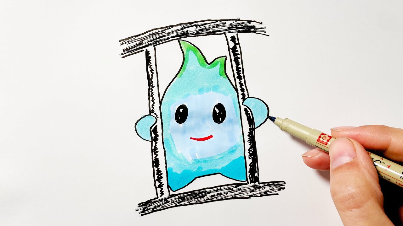 How to Draw the Blue Luma Star From Super Mario Bros Movie - YouTube