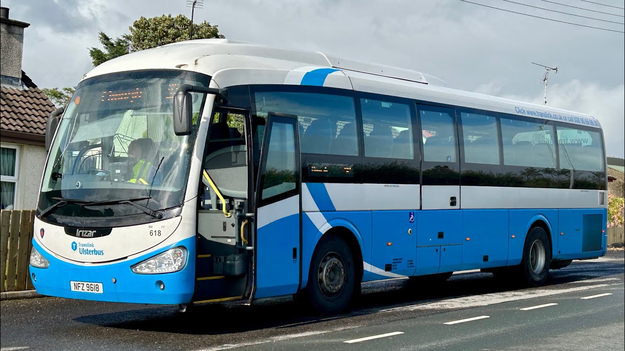 Translink Ulsterbus Scania Irizar i4 618 (Route 92L) - YouTube