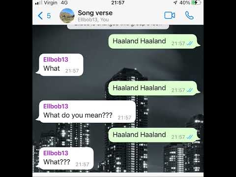 Haaland Haaland text #mancity - YouTube