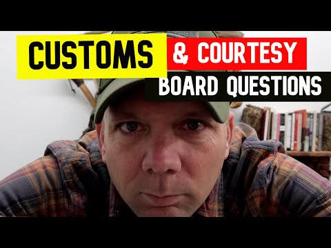Army Promotion Board Preparation   Customs and Courtesy Mock Board Questions