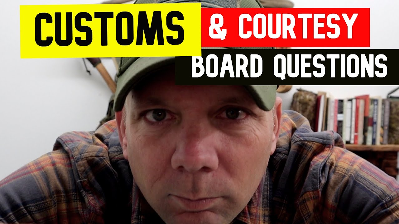 Army Promotion Board Preparation Customs and Courtesy Mock Board ...